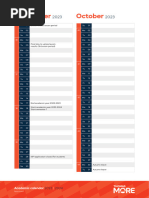 Academic Calendar - ARU | PDF | Academic Term