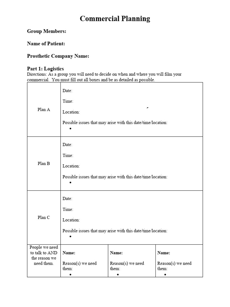 Commercial Planning | PDF