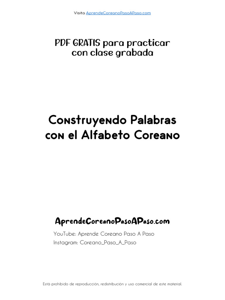 PDF Construyendo Bloques Corrigido | PDF | Estudios de idiomas extranjeros