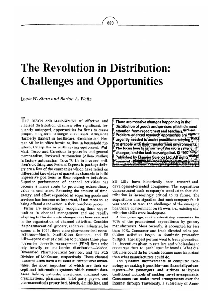 Revolution in Distribution | PDF