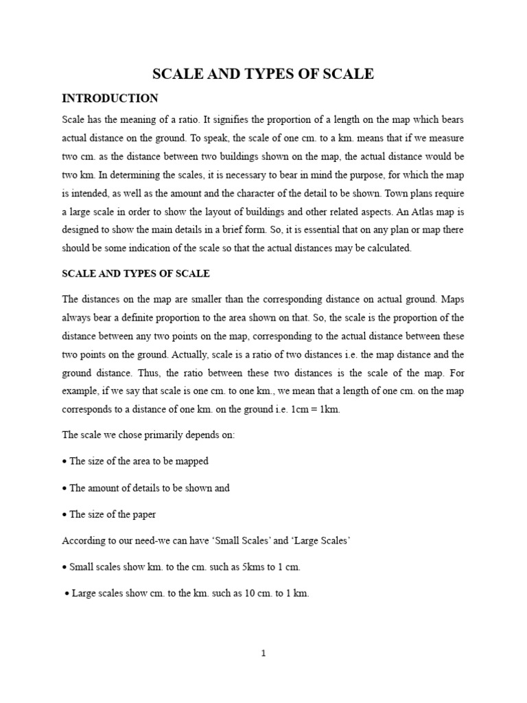 Types of Scale in Geography | PDF | Geographic Information System ...
