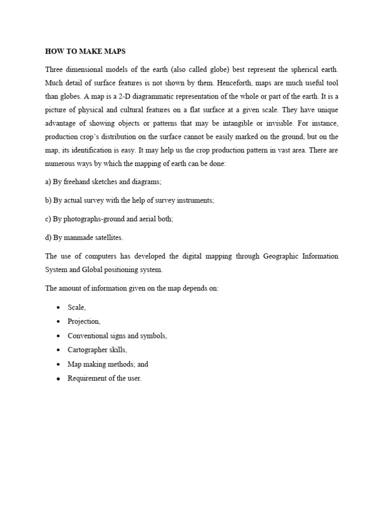 HOW TO MAKE MAPS | Download Free PDF | Map | Cartography