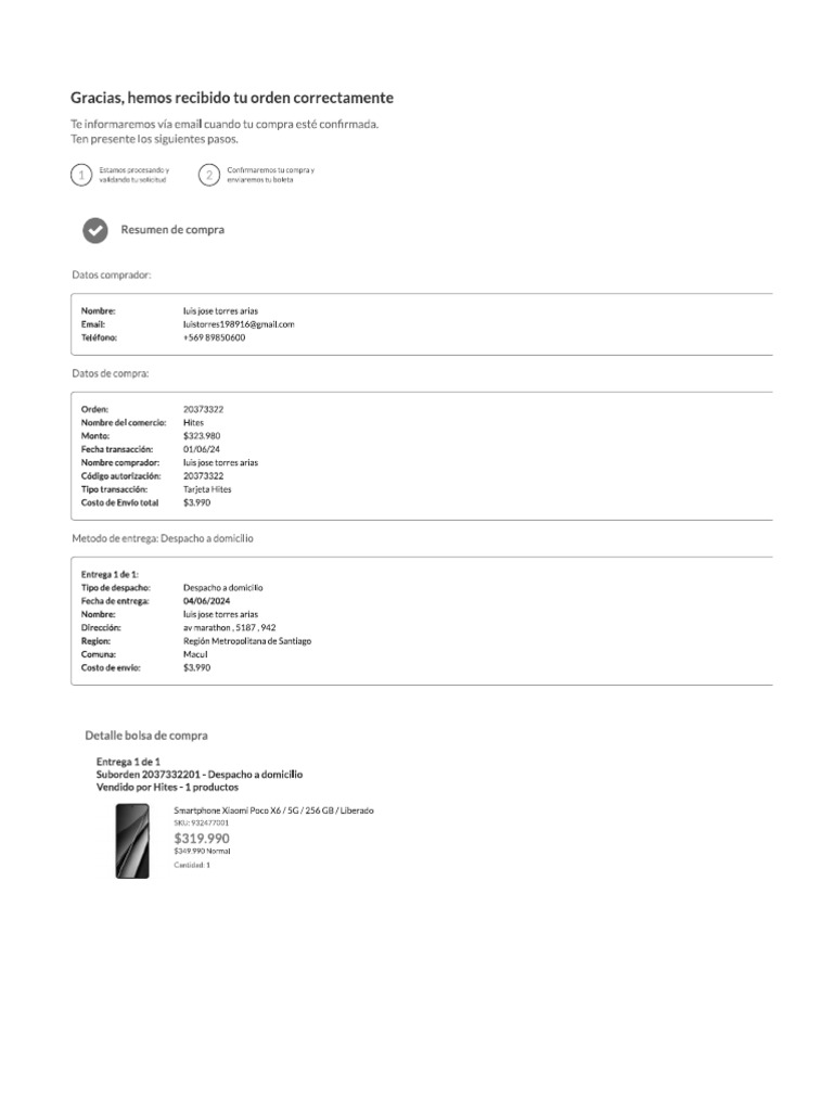 Recibo Telefono | PDF