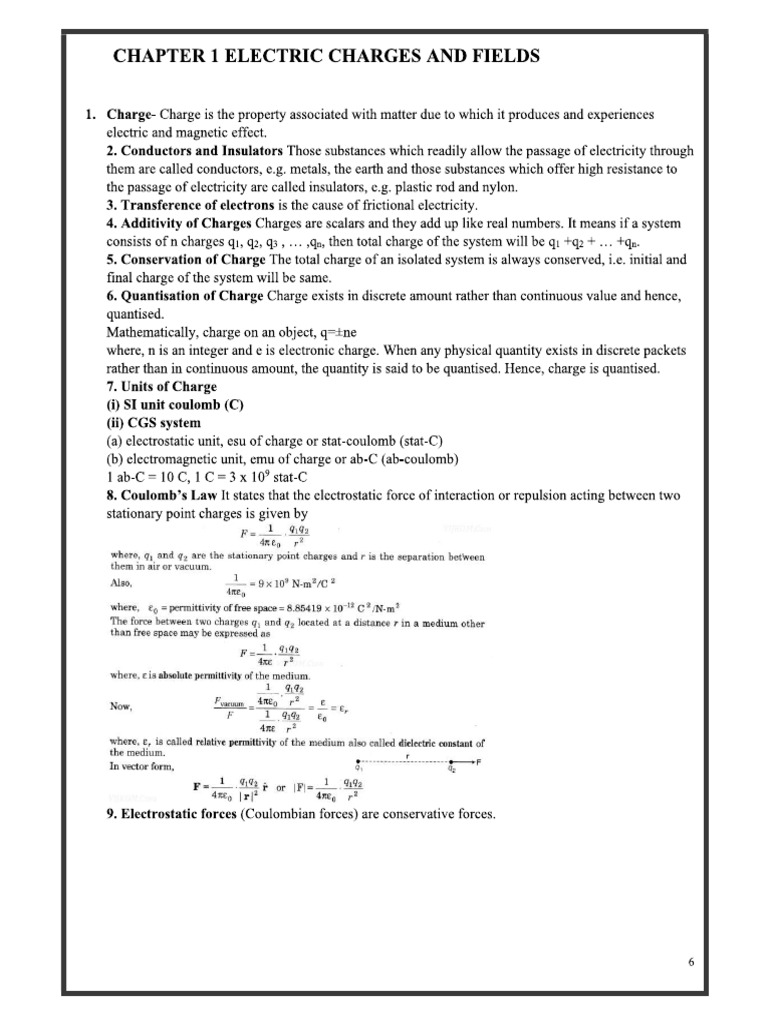 Electrostatics | PDF