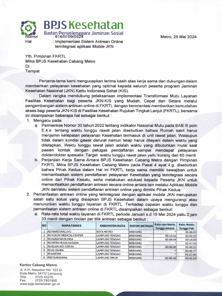 814 Imlementasi Sistem Antrol Terintegrasi MJKN-2 | PDF