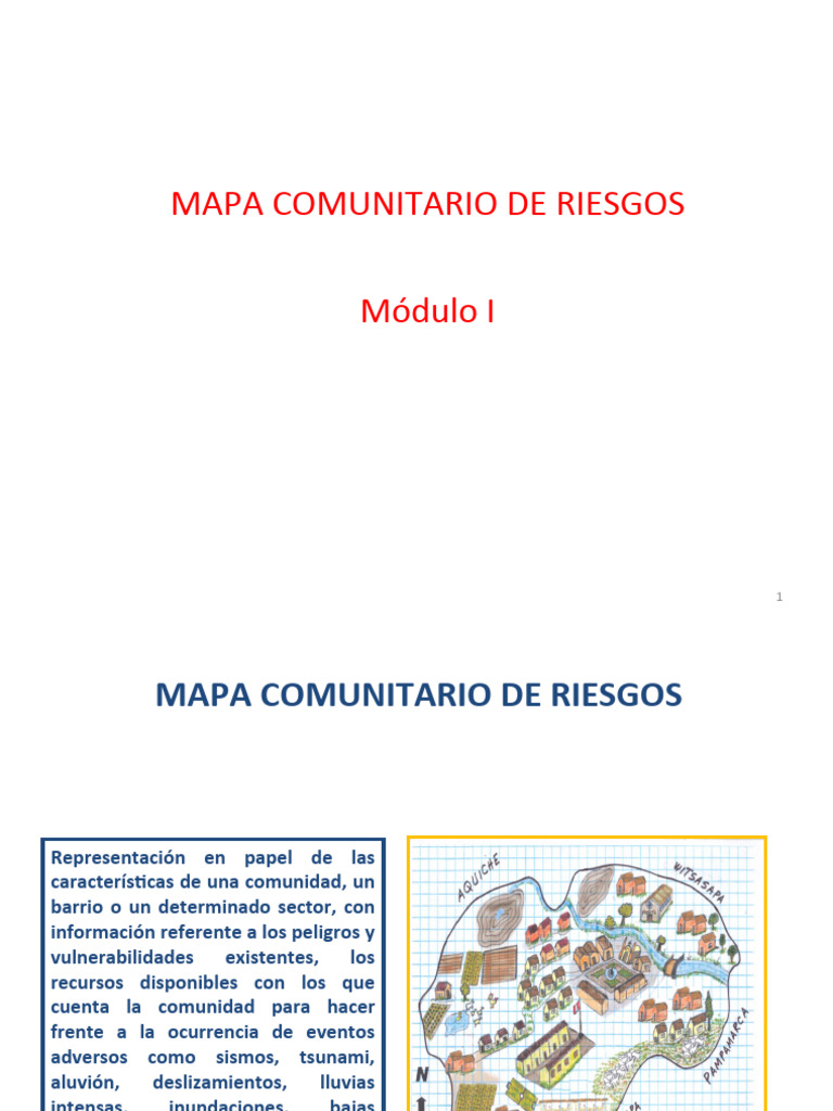 Mapa Comunitario de Riesgos Mayo 2024 | PDF | Riesgo