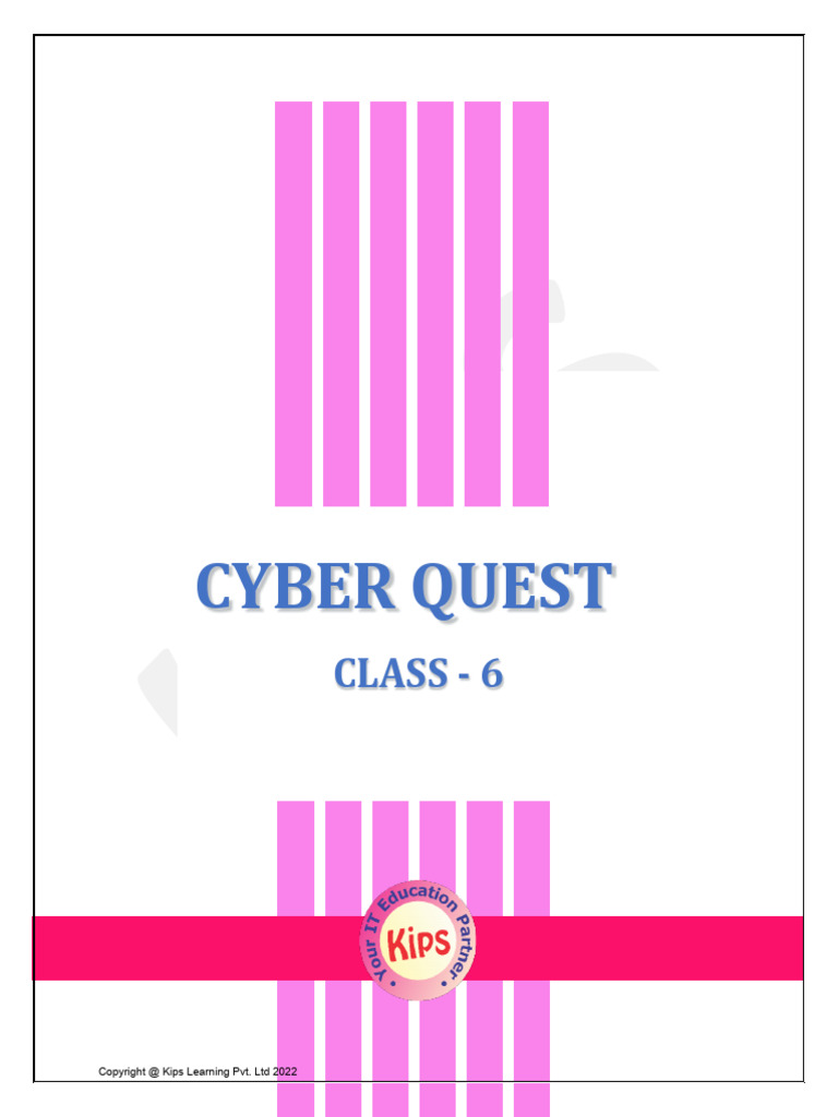 Cyber Quest - 6 To 8 Answer Key | PDF | Html Element | Html