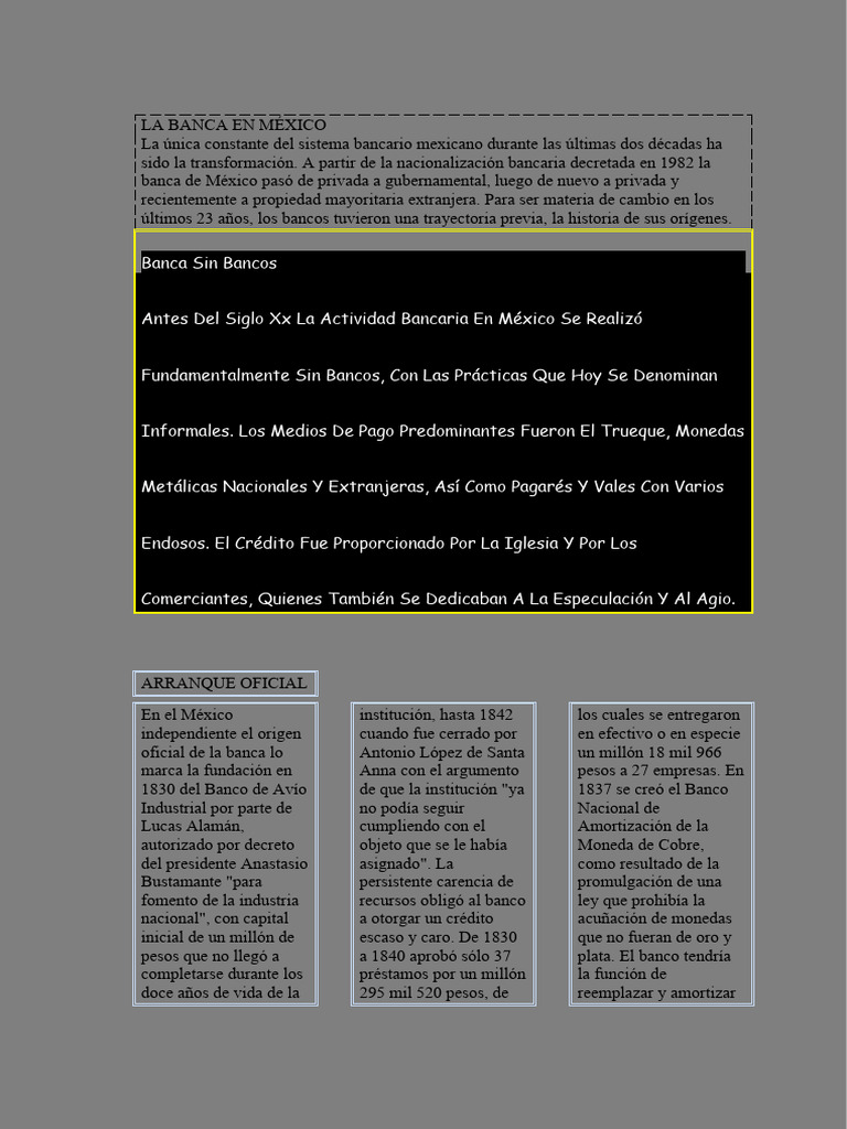 LA BANCA EN MÉXICO America | PDF | Bancos | México