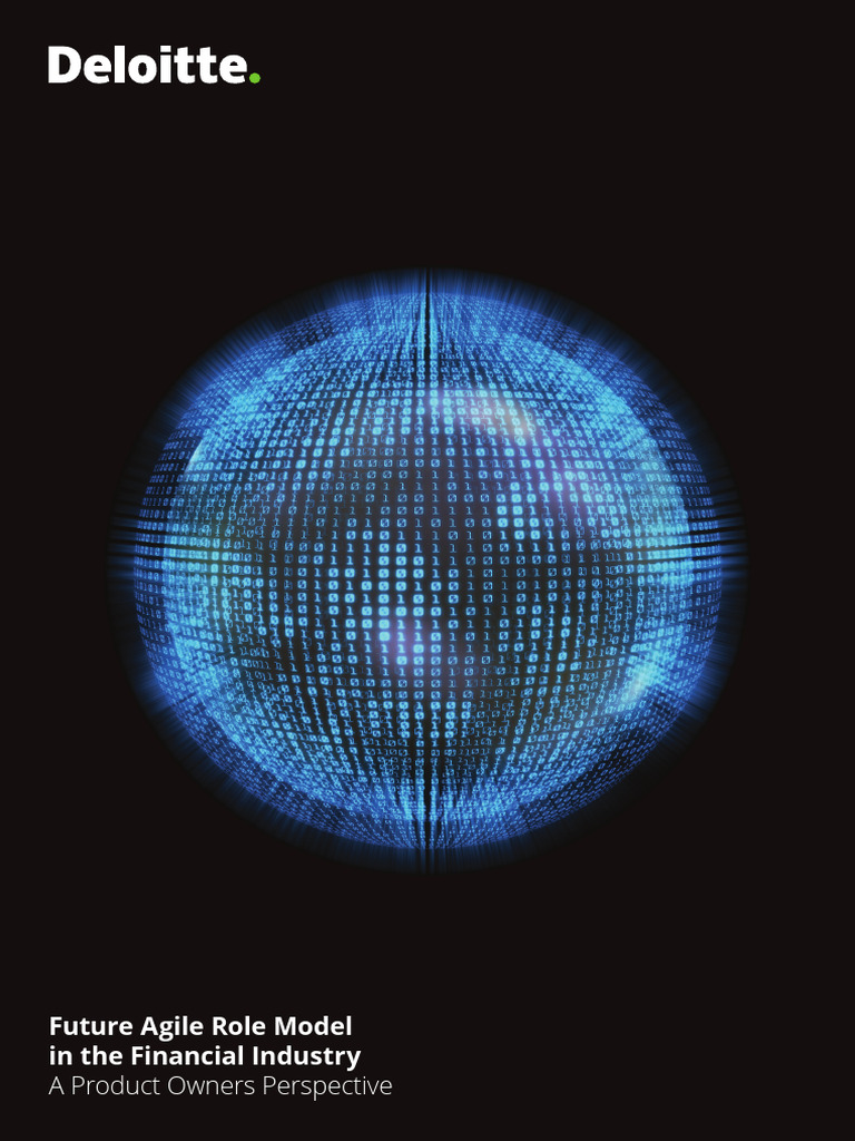 Deloitte Agile Role Pdf Scrum Software Development Agile Software Development