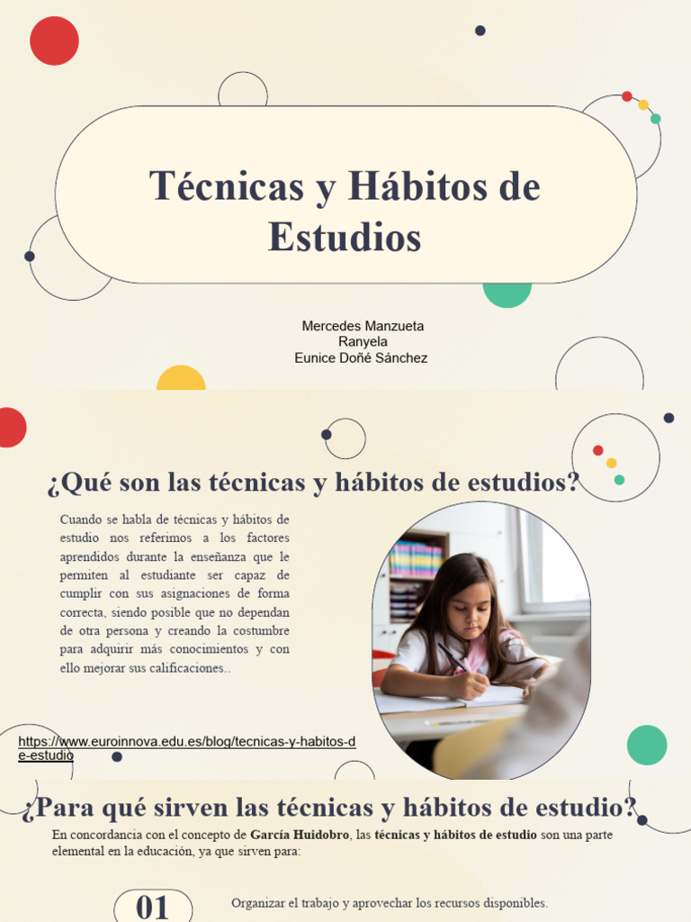 Técnicas y Hábitos de Estudios | PDF