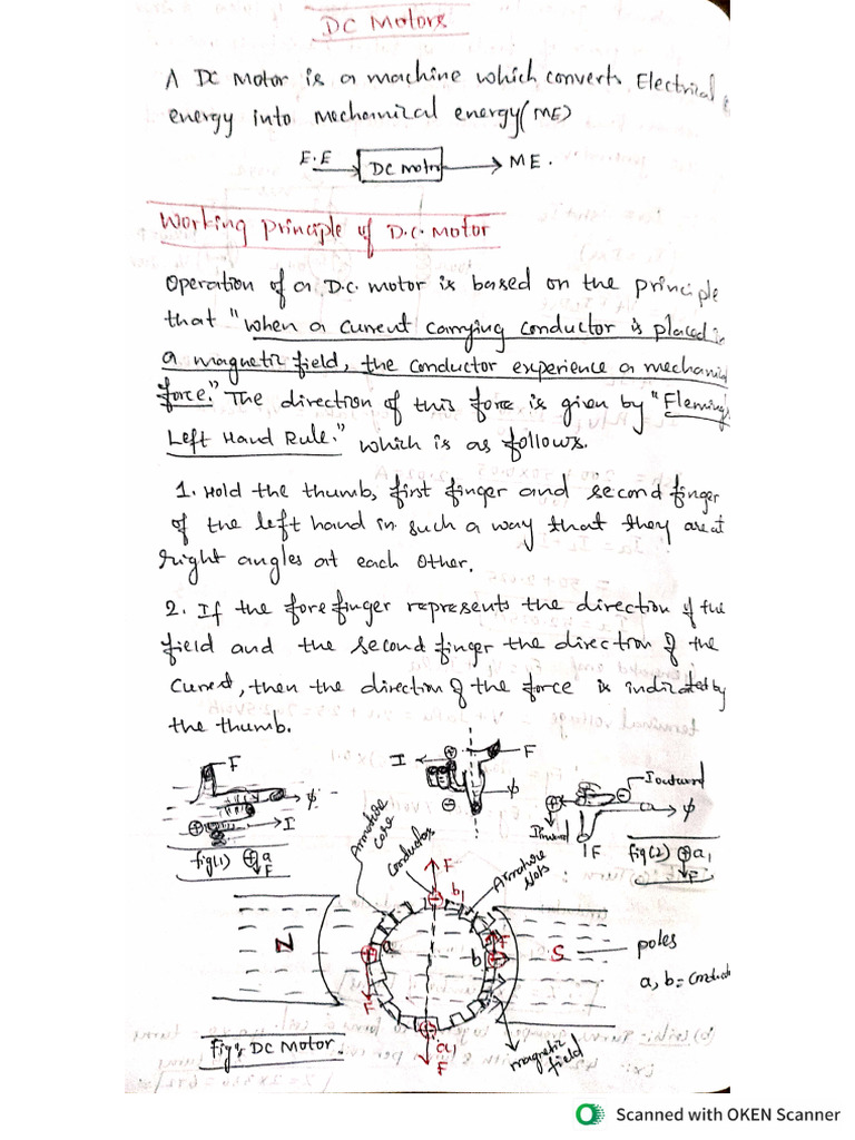 DC Motors. Module 3. IEE | PDF