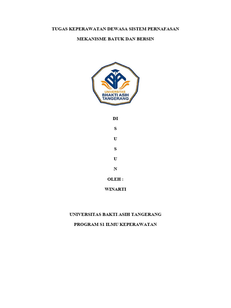 Mekanisme Batuk Wina | PDF