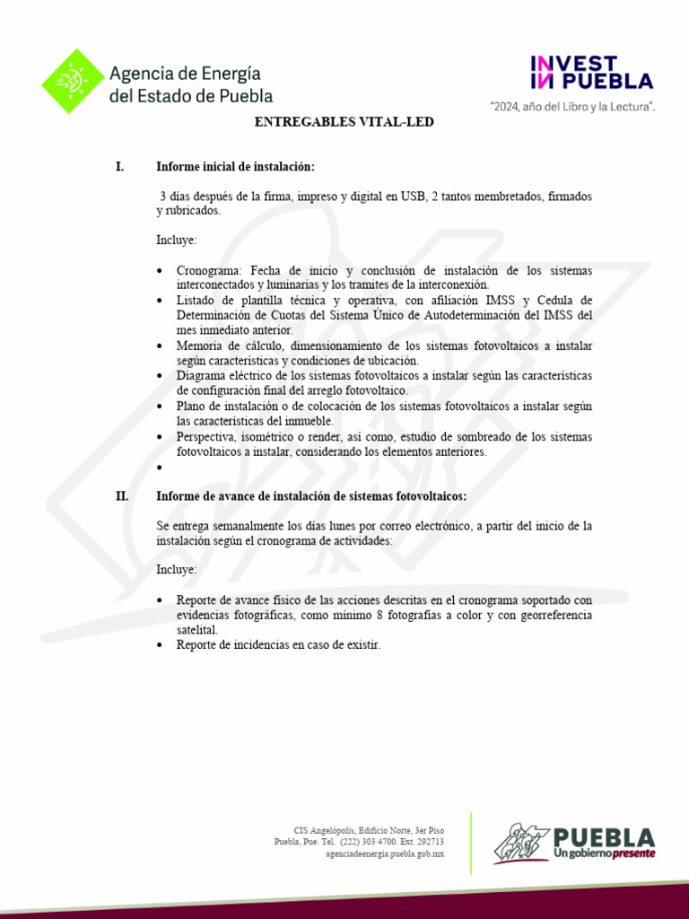 Entregables Vital-Led | PDF | Fotovoltaica