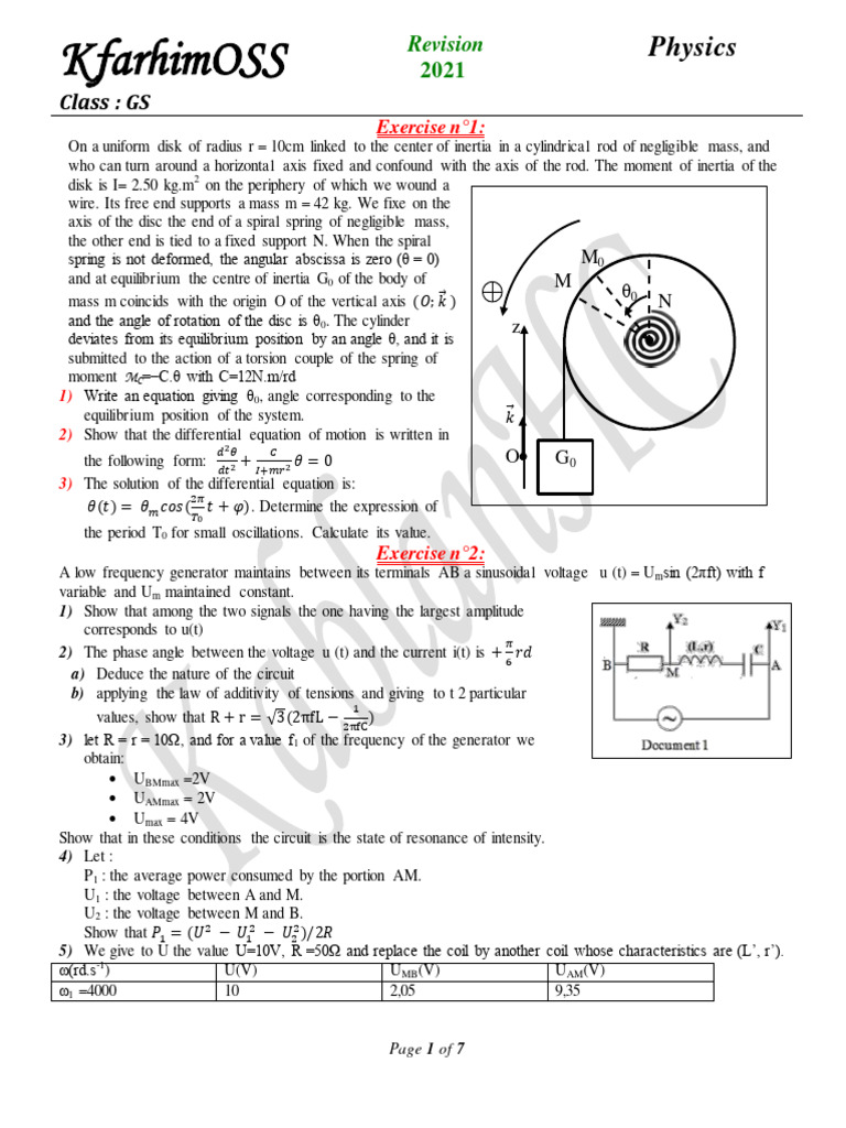 Physics | PDF | Capacitor | Electrical Network