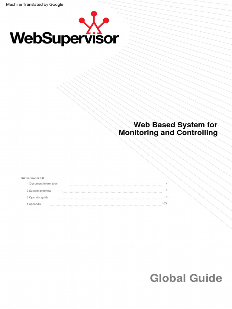 WebSupervisor 5.8.0 Global Guide | PDF | Login | Computer Network