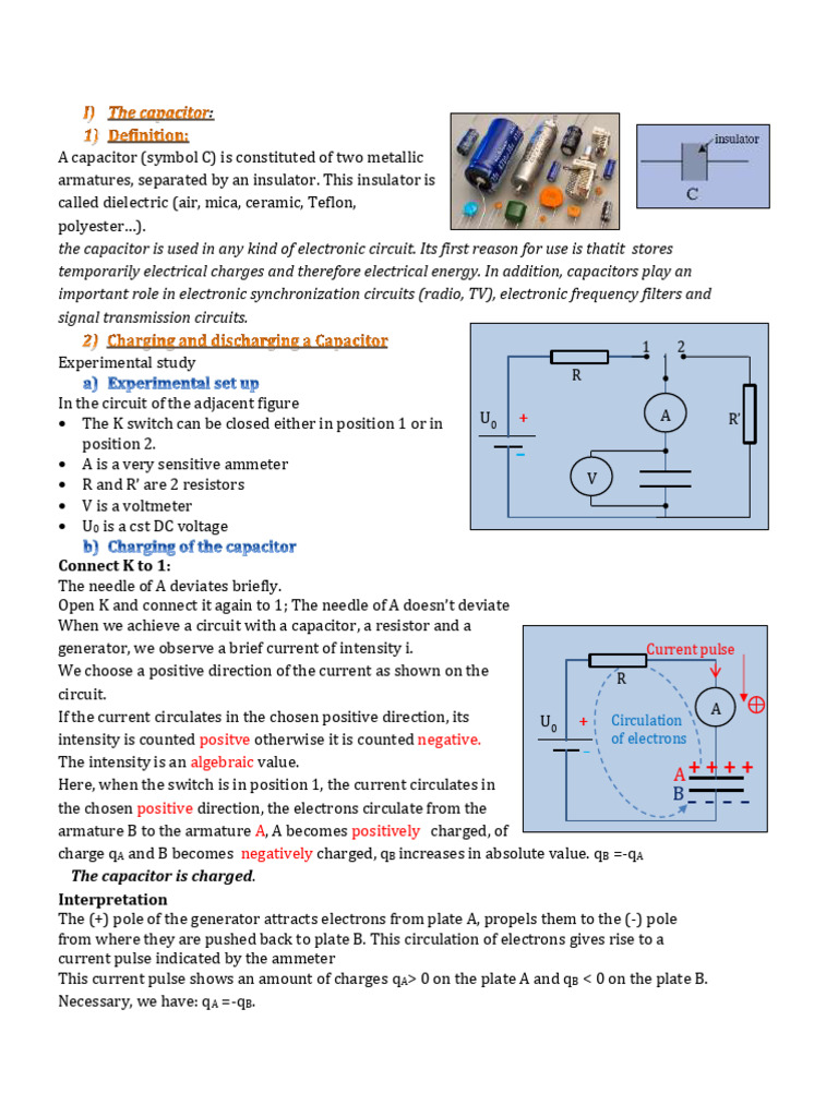 Physics chapter 3 | PDF | Capacitor | Electrical Network