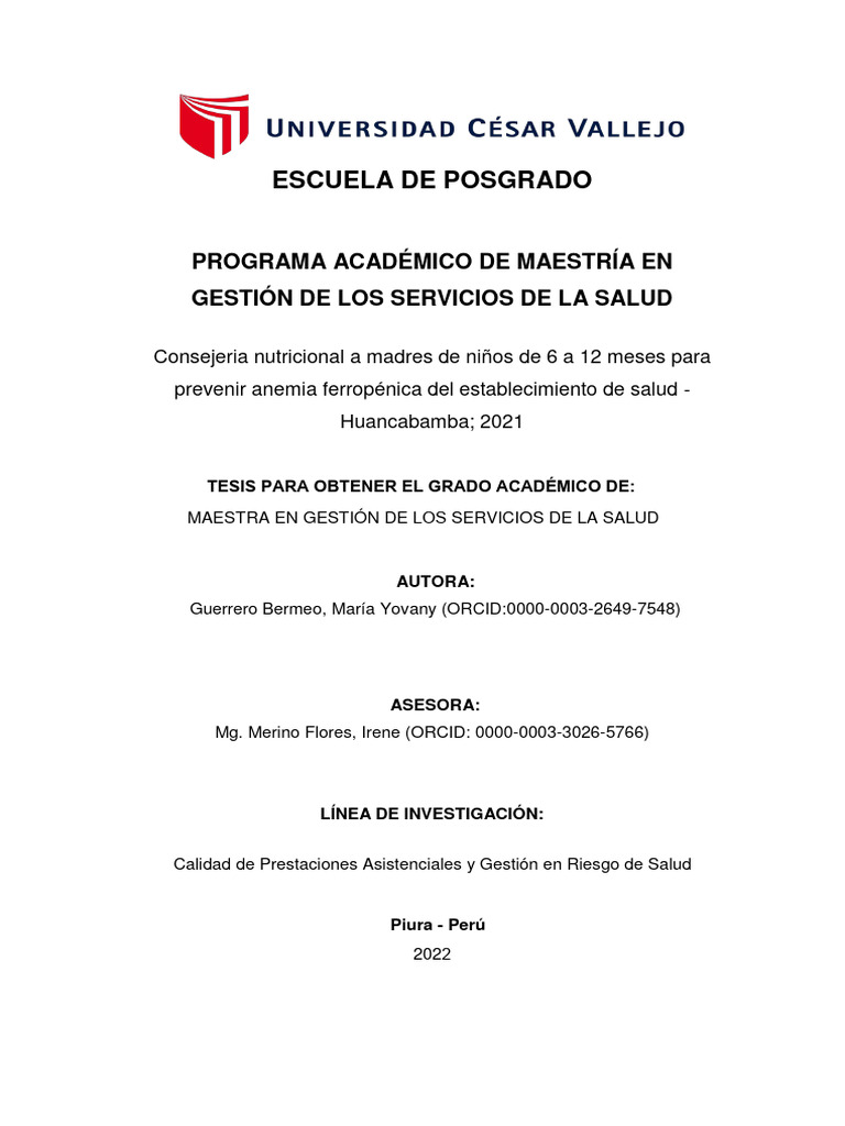 Guerrero BMY SD | PDF | Nutrición | Dieta y nutrición