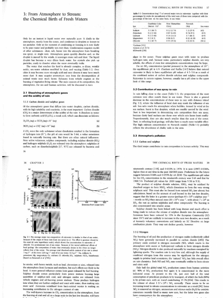 Ecology of Freshwaters, Moss | PDF