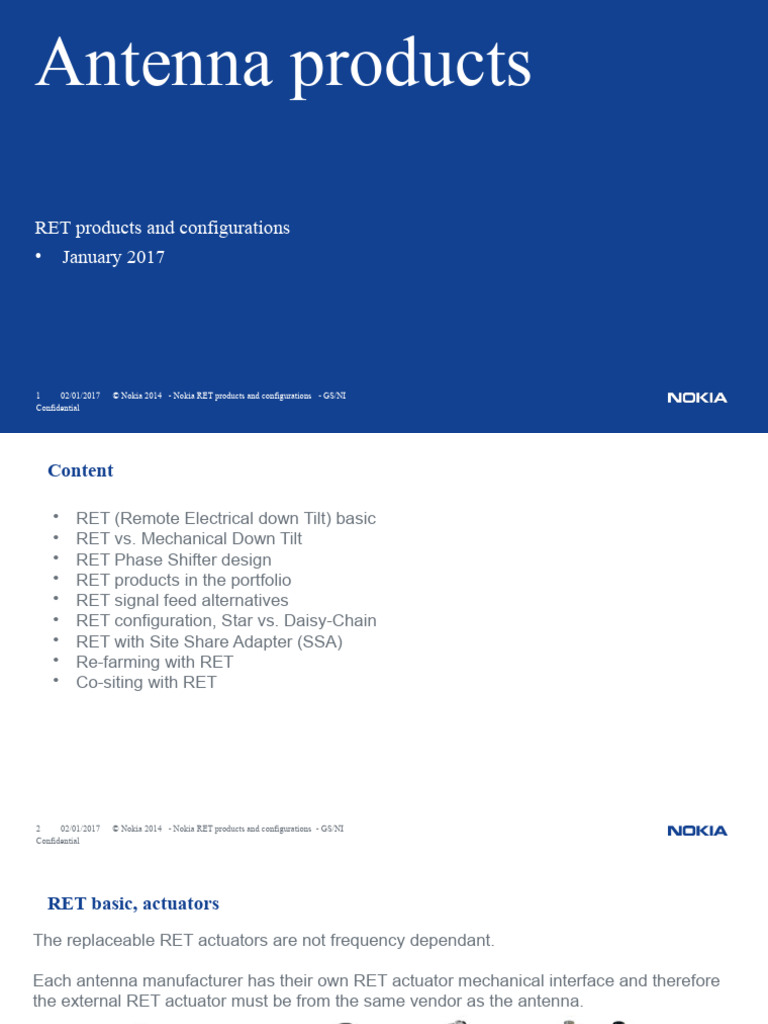 Nokia Ret Products and Configurations 012017 | PDF | Electronic ...