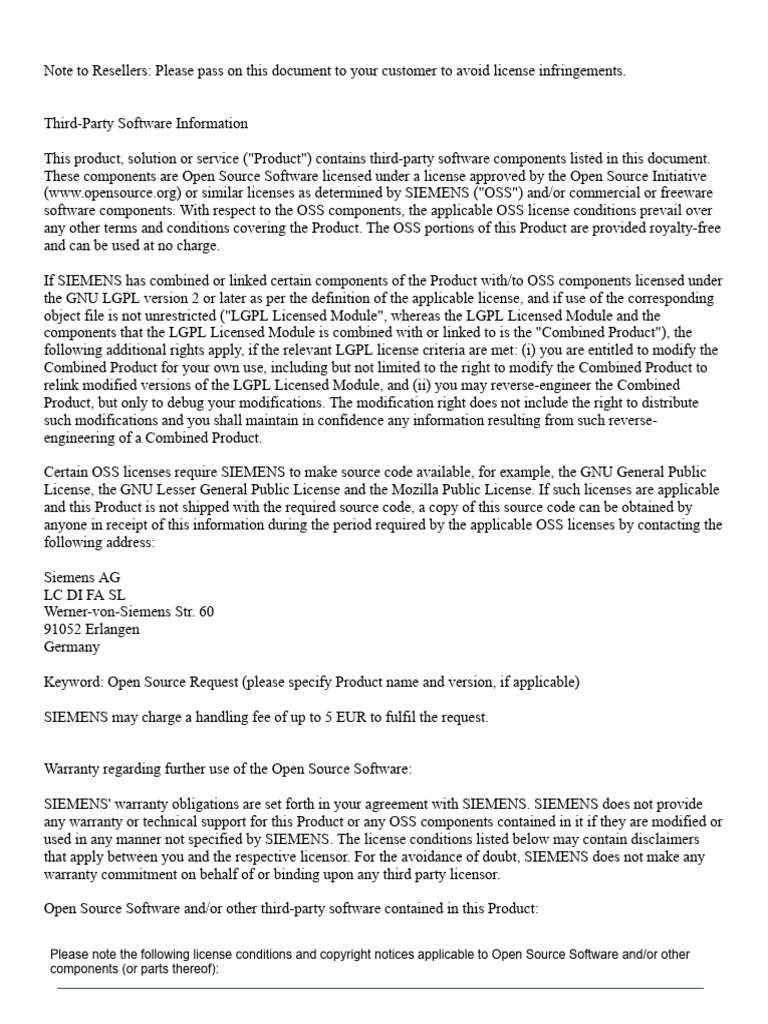 Readme Oss v461 en Us | PDF | Free Software | License