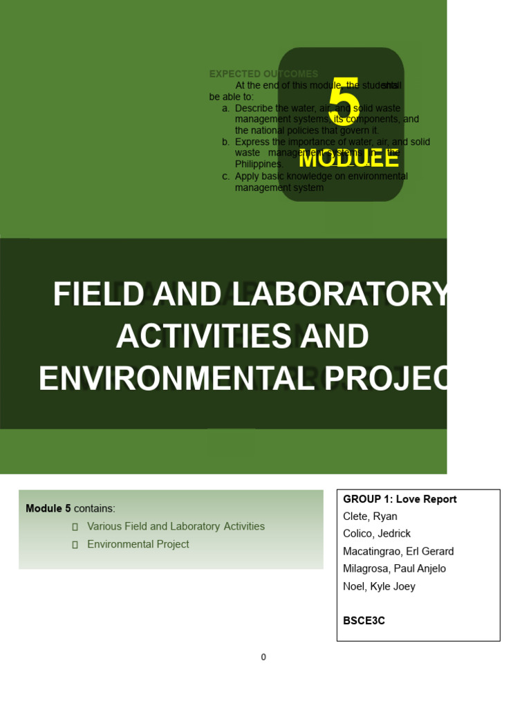 Environmental Engineering 1 | PDF | Particulates | Water Purification