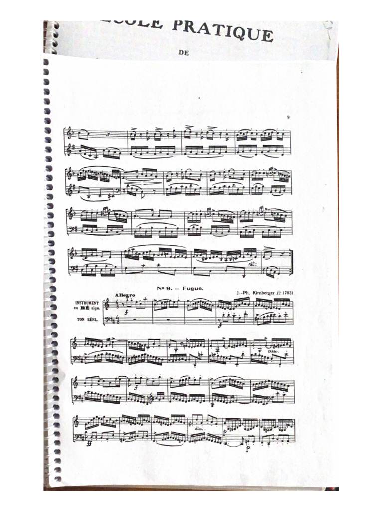 Edouard Samuel Fugue | PDF