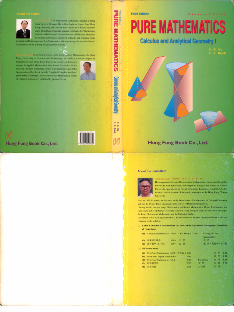 Hung Fung 3rd Edition Pure Mathematics Book 2 (Calculus I) | PDF