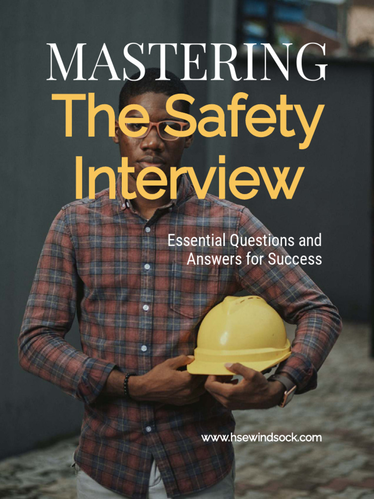 Safety Officer Interview | PDF | Occupational Safety And Health ...