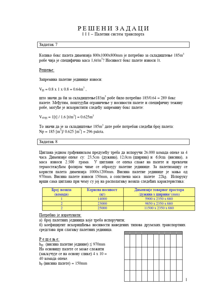 Reseni Zadaci III | PDF
