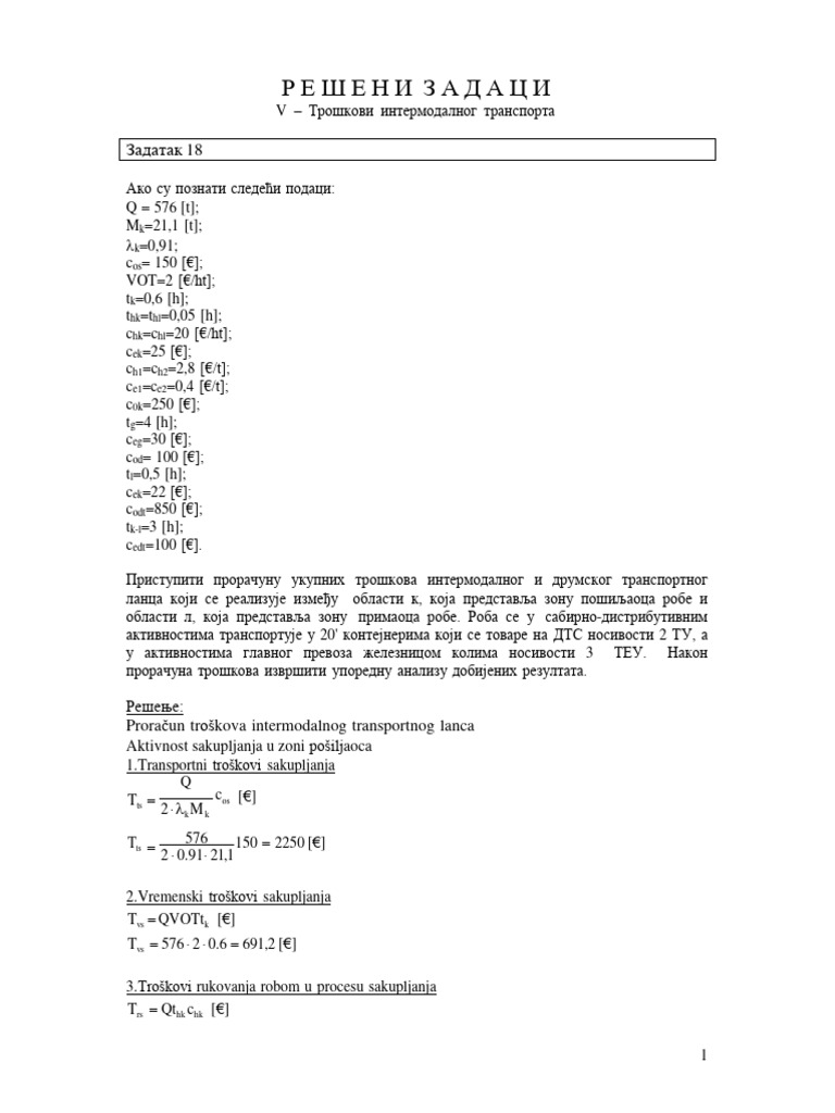 Reseni Zadaci V | PDF