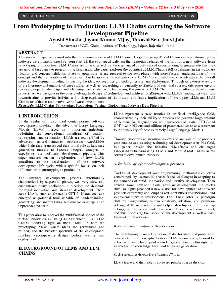 (IJETA-V11I3P36) :ayushi Shukla, Jayant Kumar Vijay, Urvashi Sen, Janvi ...