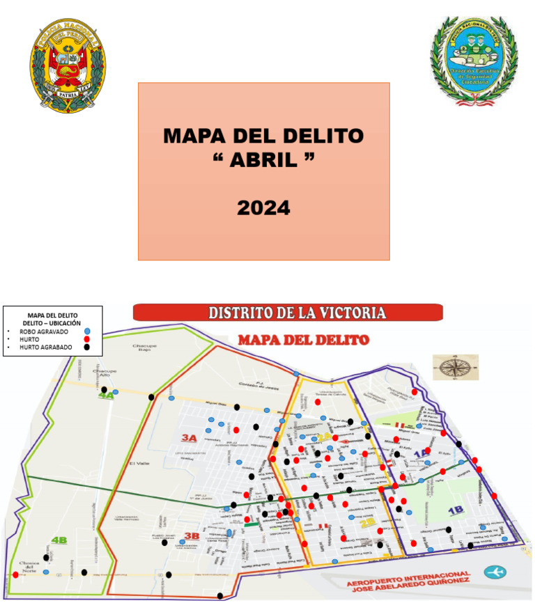 Mapa Delito Abril | PDF