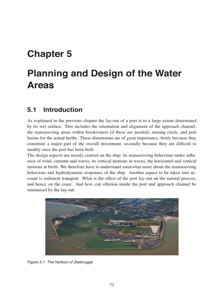 Considerations for Port Water Area Planning | PDF | Ships | Waves