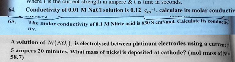 Chemistry Electrolysis Problems | PDF