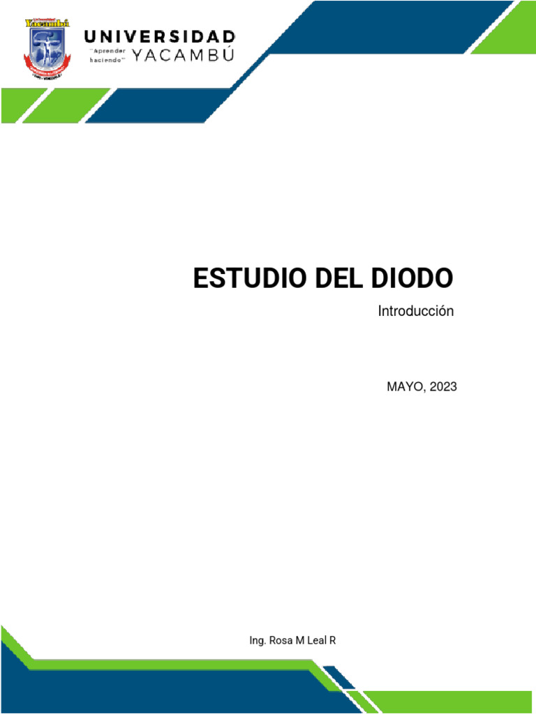 Practica 1. Estudio Del Diodo | PDF | Rectificador | Diodo