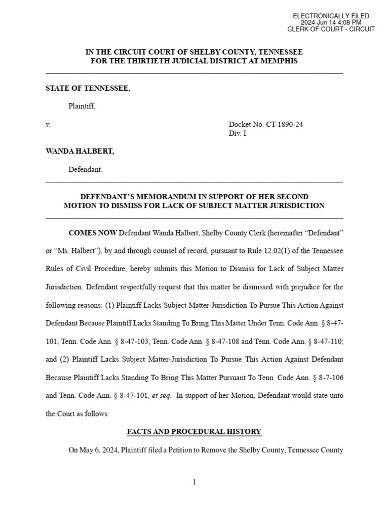 Ct-1890-24!6!14_2024 - Docket Code_ Memorandum Filed | Download Free ...