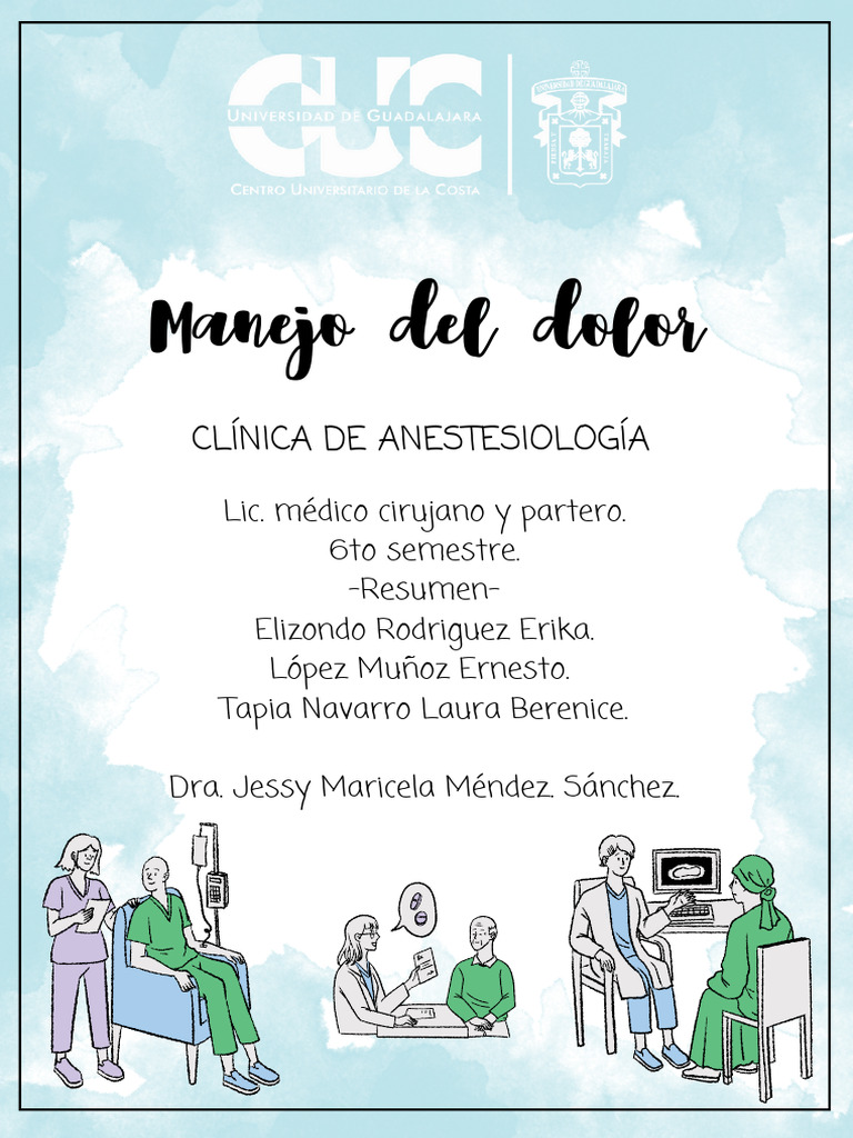 Manejo Del Dolor. | PDF | Dolor | Analgésico