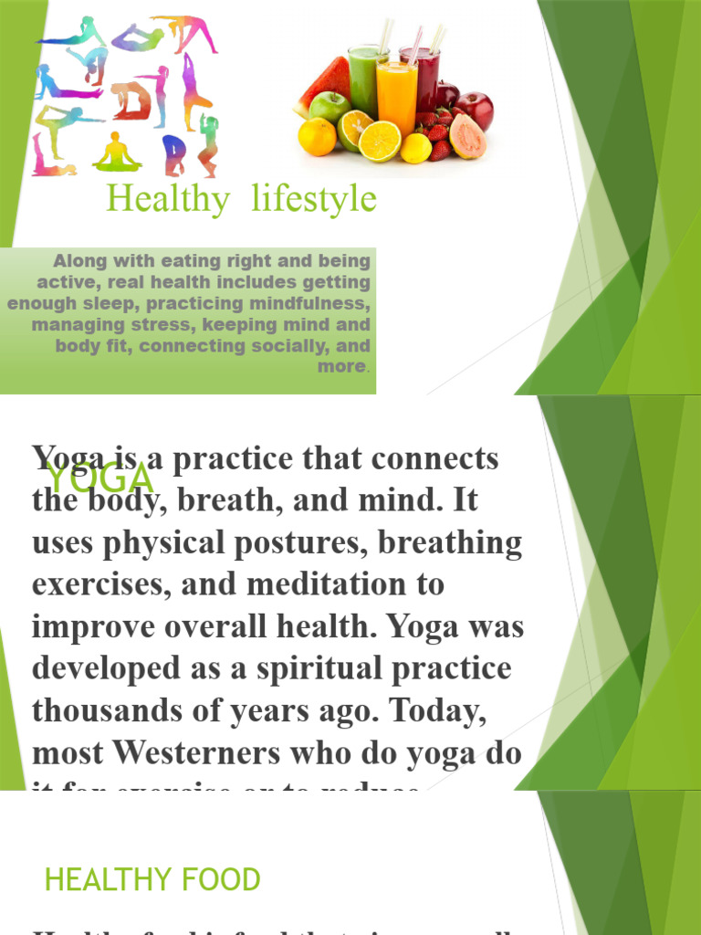 Healthy Lifestyle | PDF