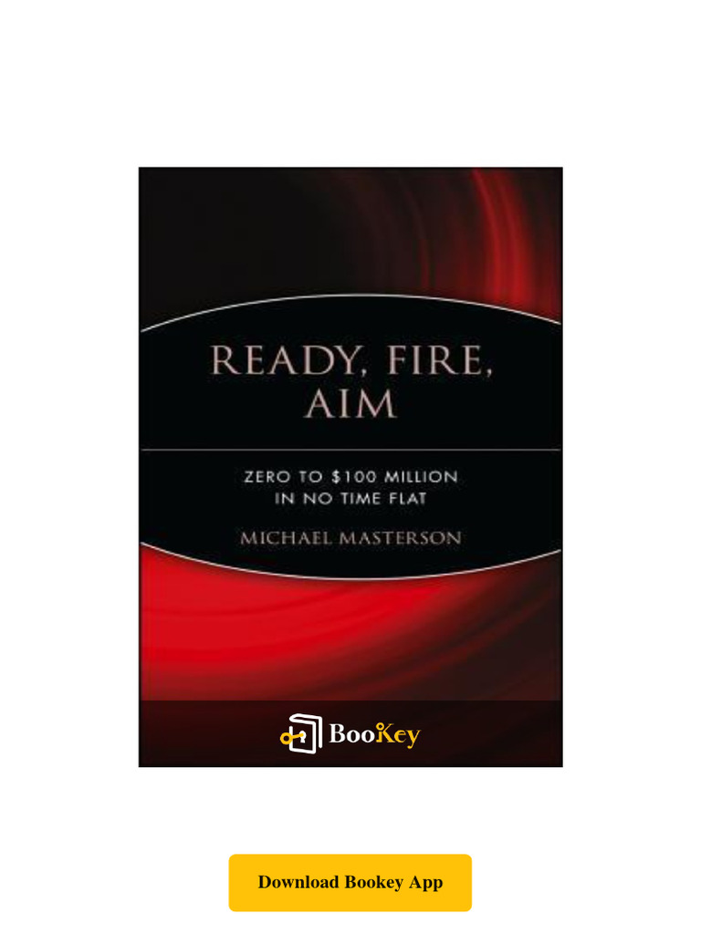 Ready, Fire, Aim | Download Free PDF | Entrepreneurship | Cognition