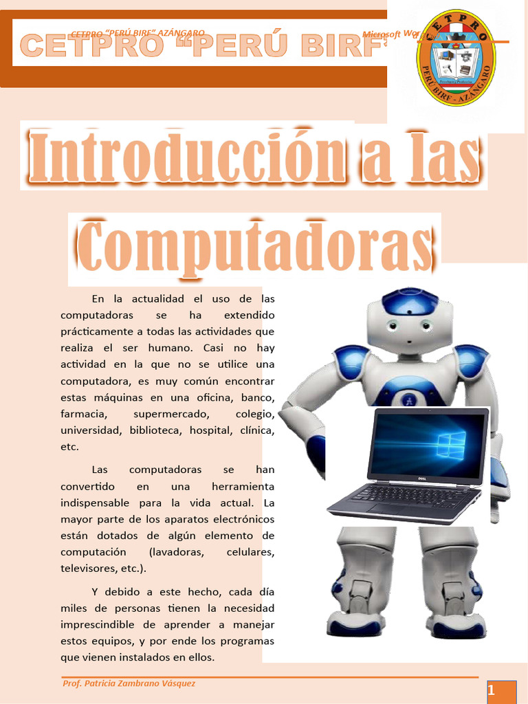 Manual Introduccion a Las Computadoras 2023 | Descargar gratis PDF ...