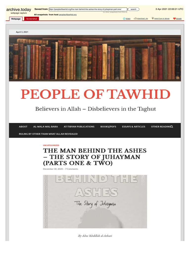 Juhayman Al-Otaybi: A Complex Legacy | PDF | Hadith | Saudi Arabia