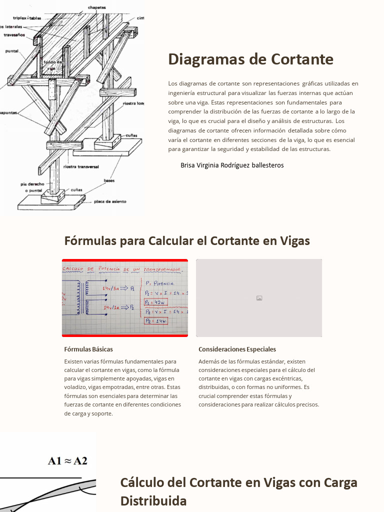 Diagramas de Cortante | PDF | Viga (Estructura) | Fuerza
