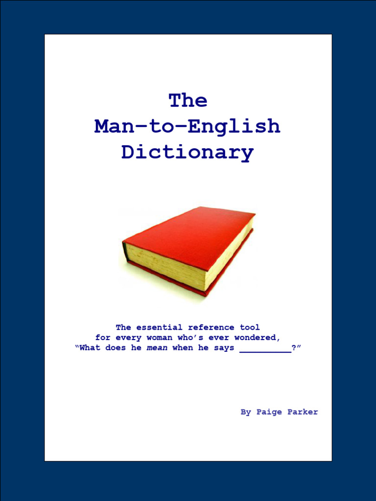 Dictionary On Men | PDF