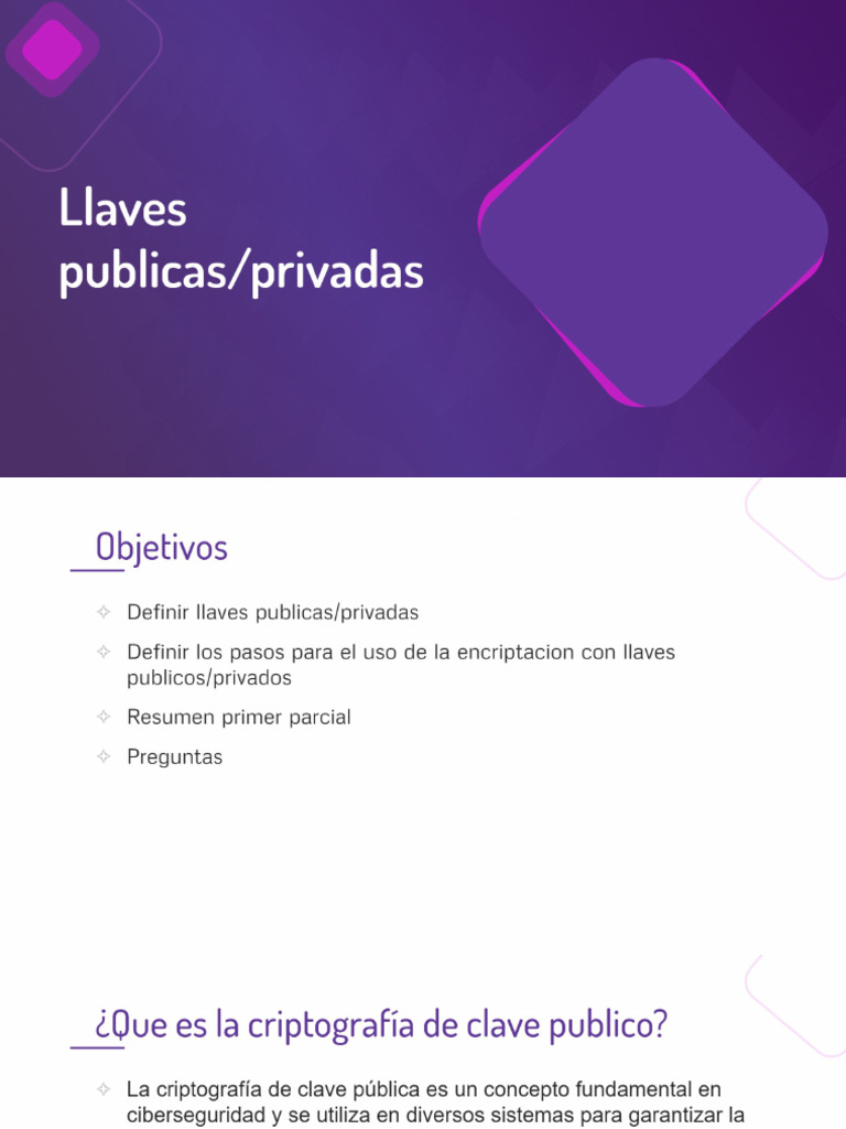 Uso de Llaves Publicas - Privadas | PDF | Criptografía de clave pública | Clave (criptografía)
