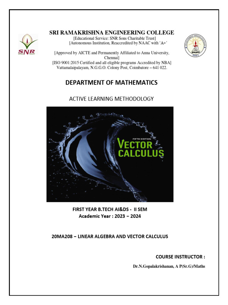 EEE Math (ALM) | PDF | Integral | Flux