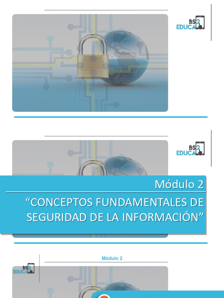 Modulo2 - Fundamentos de Ciberseguridad | PDF | Seguridad | La seguridad informática