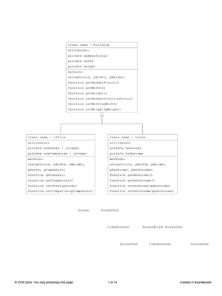 1.2.4 End of Module Test | PDF | Class (Computer Programming) | Method ...