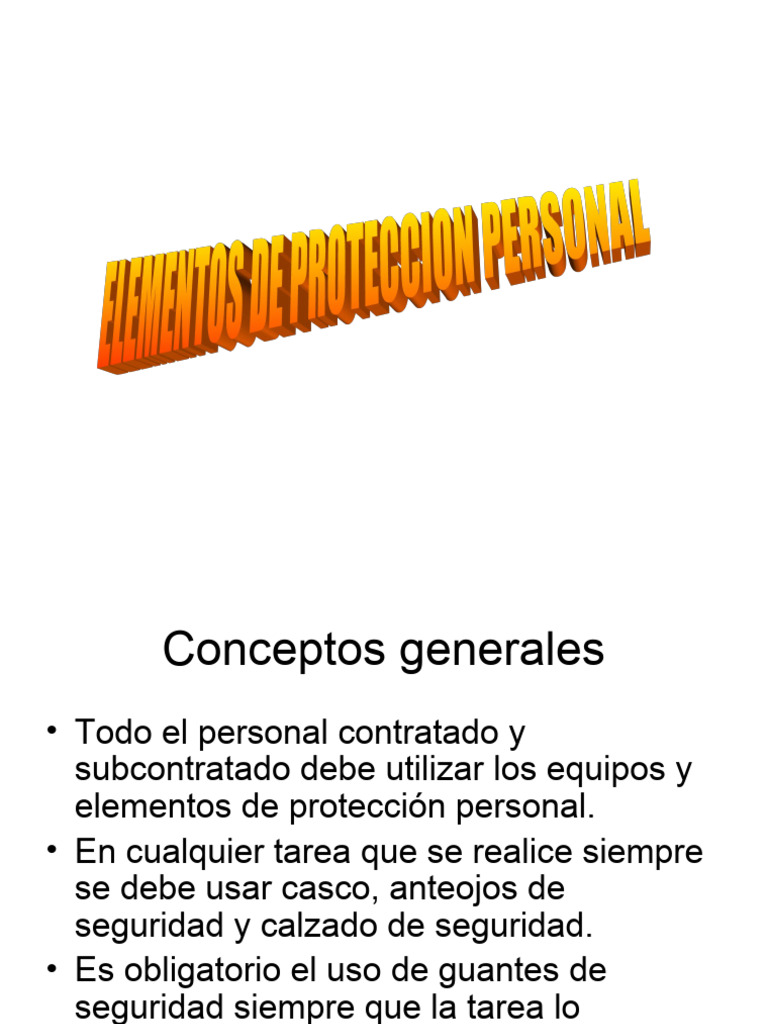 Uso de Epp | PDF | Lentes | Ojo