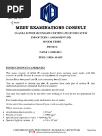 Wakisha UACE MTC 2mocks 2025 | PDF