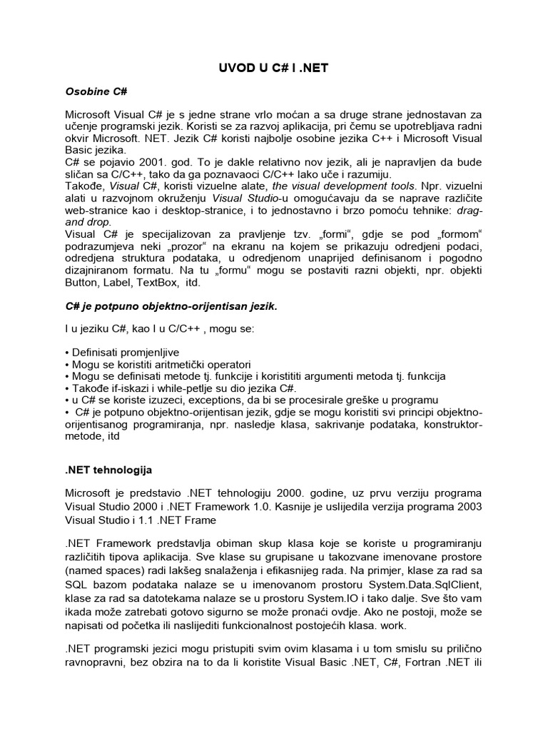 Prva Sedmica Teorija | PDF